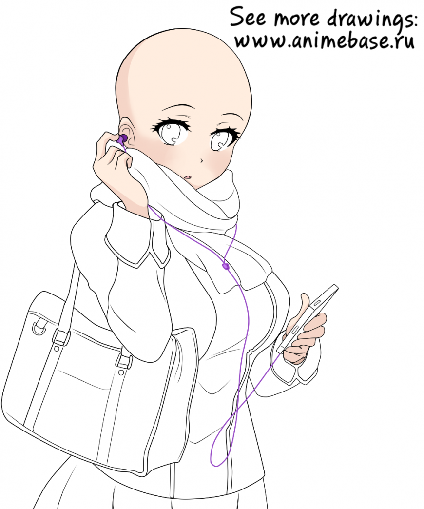Female anime bases Girls in clothes - Anime Bases .INFO